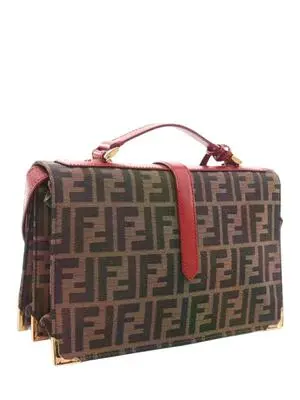Fendi 2010s Zucca Two-way Handbag - Brown
