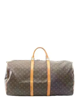 LOUIS VUITTON 1993 60 Keepall Travel Bag - Brown
