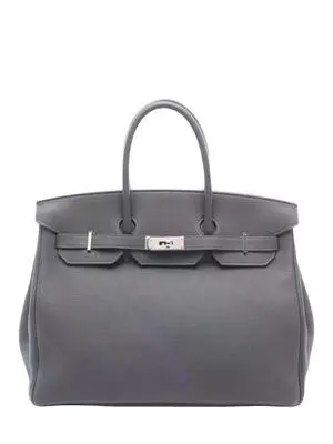 Hermès Hermès Birkin 35 Togo Handbag Grey