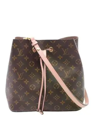 LOUIS VUITTON 2010s Néonoé Monogram Bucket Bag Brown