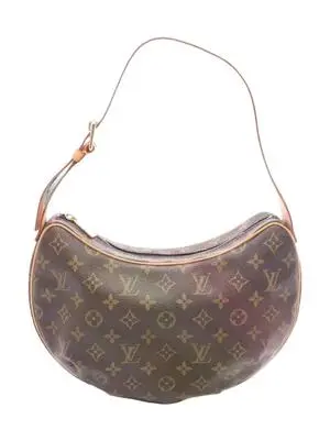 LOUIS VUITTON 2003 Mm Croissant Monogram Shoulder Bag - Brown