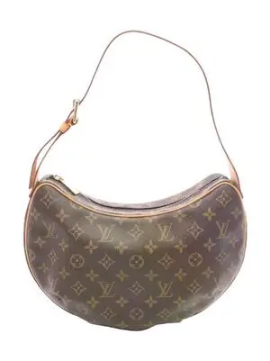 LOUIS VUITTON Monogram Croissant Shoulder Bag - Brown