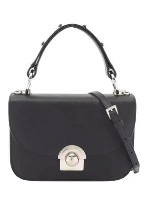 Prada Saffiano Leather Handbag - Black