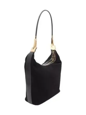 Gucci 2000s Suede Shoulder Bag - Black