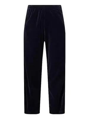 AUSTIN POST Sunset Velour Cotton Jogging Bottoms - Navy