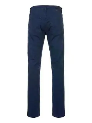 Kiton Logo-patch Trousers - Blue