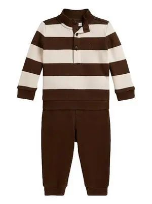 Polo Ralph Lauren Baby Two Piece Set Long Sleeve Estate Rib Mock Neck Hookup In . Also - Multi