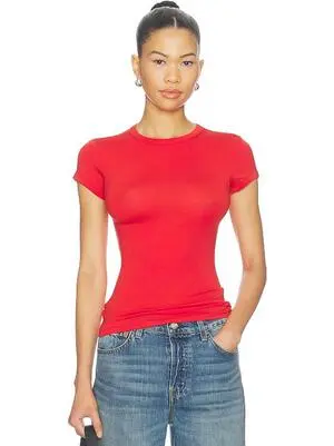 GRLFRND Crew Neck Slim Fit T-shirt - Red