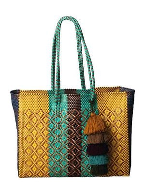 VERVE CULTURE Woven Tote Bag - Multi
