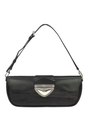 LOUIS VUITTON 2007 Montaigne Epi Shoulder Bag - Black