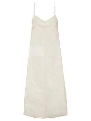 Simkhai Leah Crinkled Effect Backless Midi Dress - White