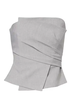 THE SEI Draped Corset - Grey