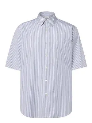Saint Laurent Cassandre Striped Cotton Shirt - Multicoloured