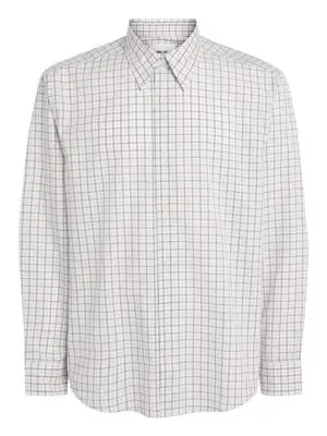 NN.07 Organic Cotton Check Shirt - Blue