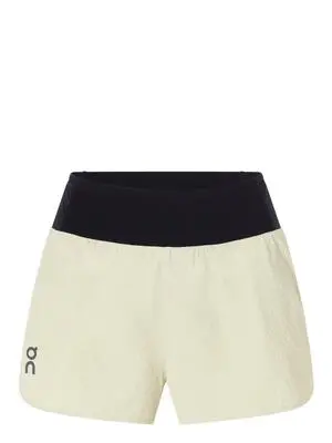 On Volt Crinkled-shell Shorts - Neutrals