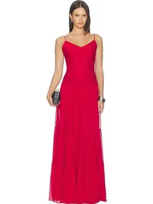Arcina Ori Delphina Maxi Dress - Red