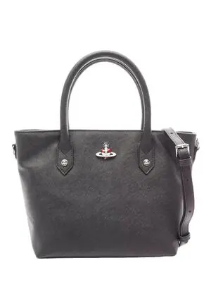 VIVIENNE WESTWOOD Orb Plaque Handbag - Black
