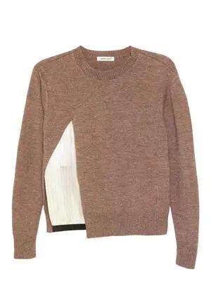 Undercover Layered Sweater - Brown