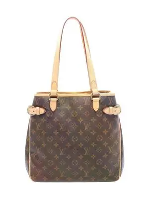 LOUIS VUITTON 2010 Monogram Batignolles Vertical Tote Bag - Brown