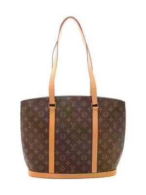 LOUIS VUITTON 2002 Monogram Babylone Tote Bag - Brown