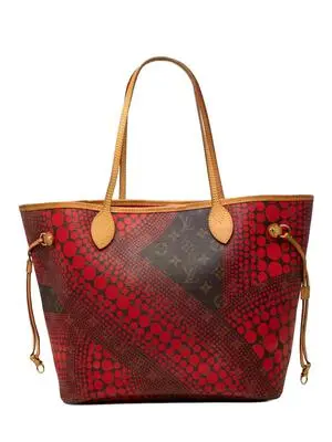 LOUIS VUITTON Monogram Canvas Neverfull Mm Tote Bag - Red
