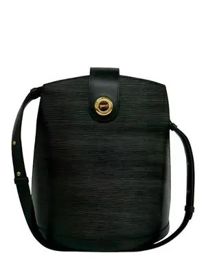 LOUIS VUITTON 1996 Epi Cluny Shoulder Bag - Black