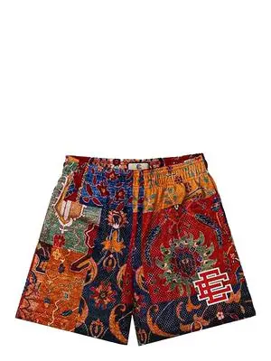 ERIC EMANUEL Patchwork Shorts - Red