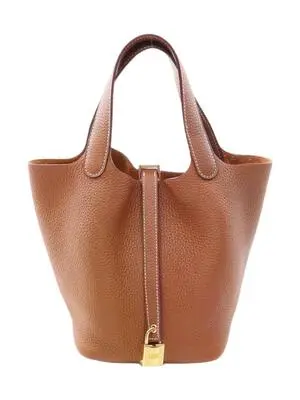 Hermès 2023 Pm Picotin Lock Bucket Bag - Brown