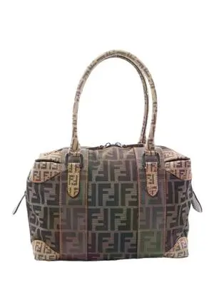 Fendi 2000s Zucca Handbag - Brown
