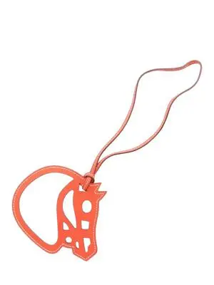 Hermès 2010s Paddock Cheval Bag Charm - Orange