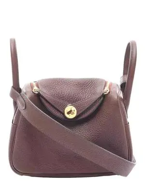 Hermès 2020 Mini Lindy Clemence-leather Tote Bag - Brown