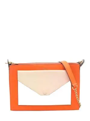 Celine 2000s Chain Shoulder Bag - Orange