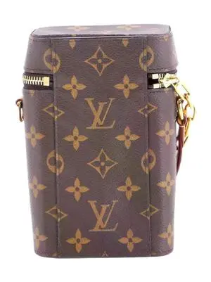 LOUIS VUITTON Phone Box Bag Monogram Canvas Crossbody Bag - Brown
