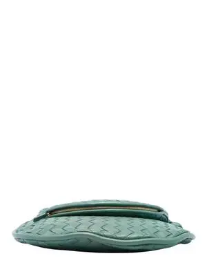 Bottega Veneta 2016-2026 Medium Nappa Intrecciato Gemelli Hobo Bag - Green