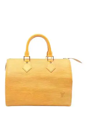 LOUIS VUITTON 1996 Epi Speedy 25 Boston Bag Yellow