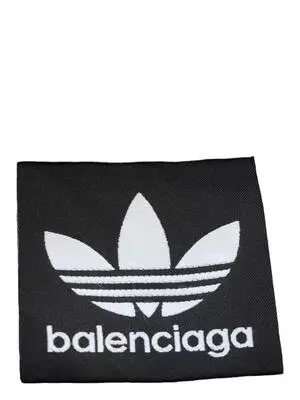 Balenciaga 2010s Trefoil-print Oversized T-shirt - Black