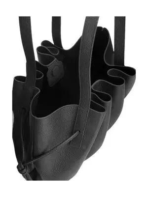 Yuzefi Scallop Tote Bag - Black