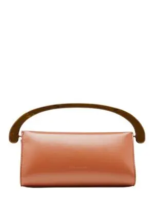 Dries Van Noten Crisp East-west Leather Handbag - Brown