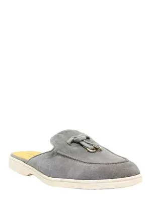 DOUCAL'S Suede Tassel Mules - Grey