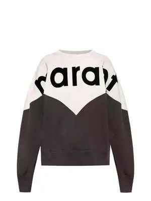 MARANT ETOILE Huston Logo-print Hoodie - Brown