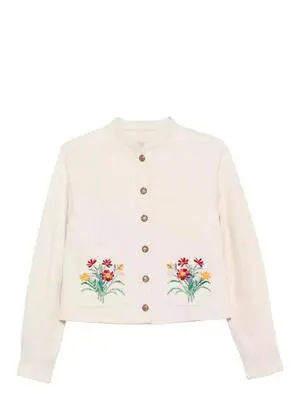 Valentino Garavani Embroidered Jacket - Neutrals
