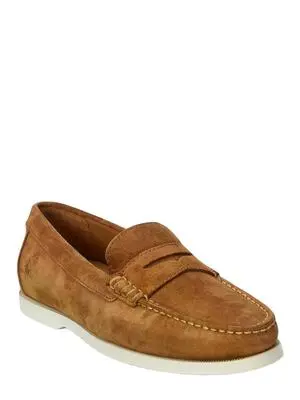 Polo Ralph Lauren Merton Suede Penny Loafers - Brown