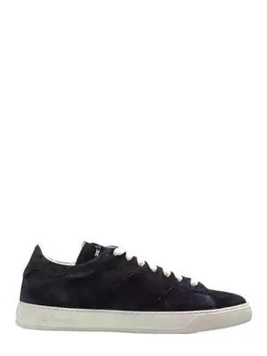 Kiton Suede Leather Sneakers - Blue