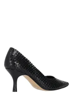 LA ROSE Moritz Woven Pumps - Black