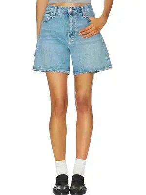 Rag & Bone Kaia Denim Knee-length Shorts - Blue