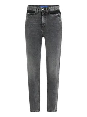 Karl Lagerfeld Logo-patch Jeans - Grey