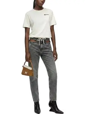 KARL LAGERFELD Karl Lagerfeld Jeans Logo-Patch Jeans