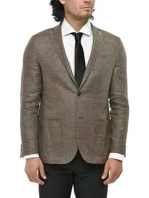 Corneliani Single-breasted Blazer - Brown