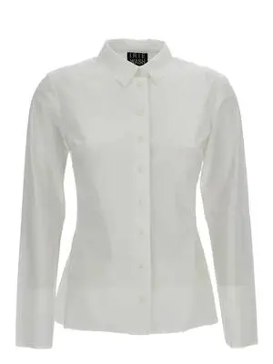 IRIE WASH Long Sleeve Button-up Shirt - White