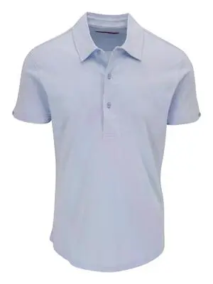 Orlebar Brown Cotton-silk Polo Shirt - Blue